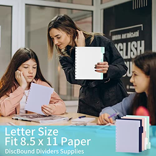 Snapklik.com : 15 Tab DiscBound Dividers Notebook Letter Size Calendar ...