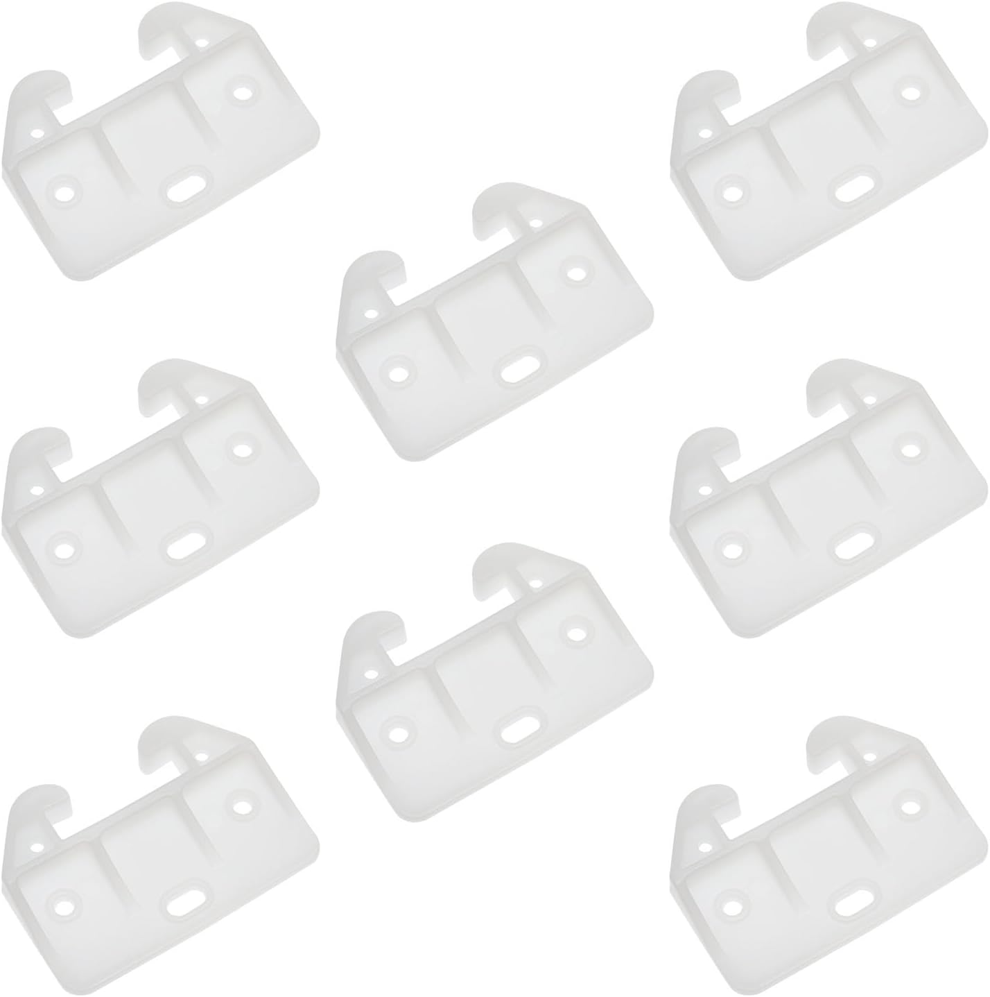 VAKTOK-8pcs Plastic Drawer Guides Drawer Guides Drawer Track Guide ...