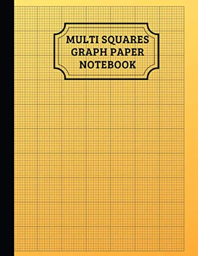 Multi Squares Graph Paper Notebook: 10 Square Per Inch, Graphing ...
