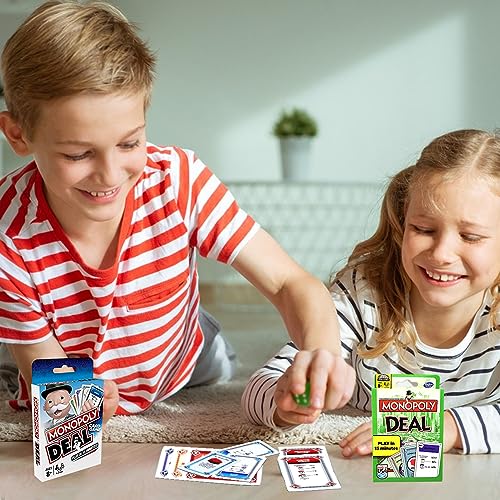 2pcs Monopoly Dea-l Card Game,Monopoly Card GameKids Toys Play Time For ...