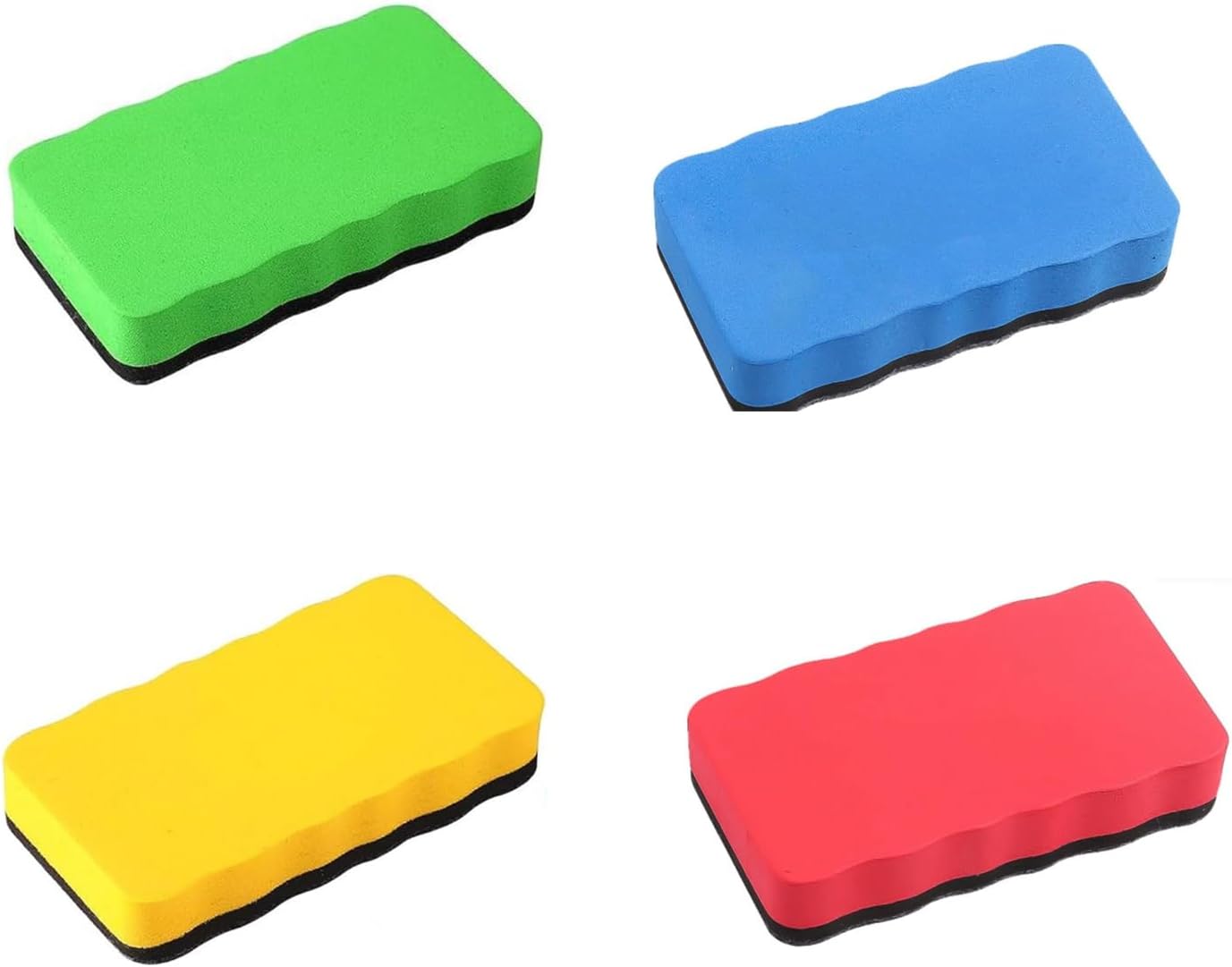 ZZLBZN Magnetic Whiteboard Eraser, 4 Pack Whiteboard Rubber Eraser ...
