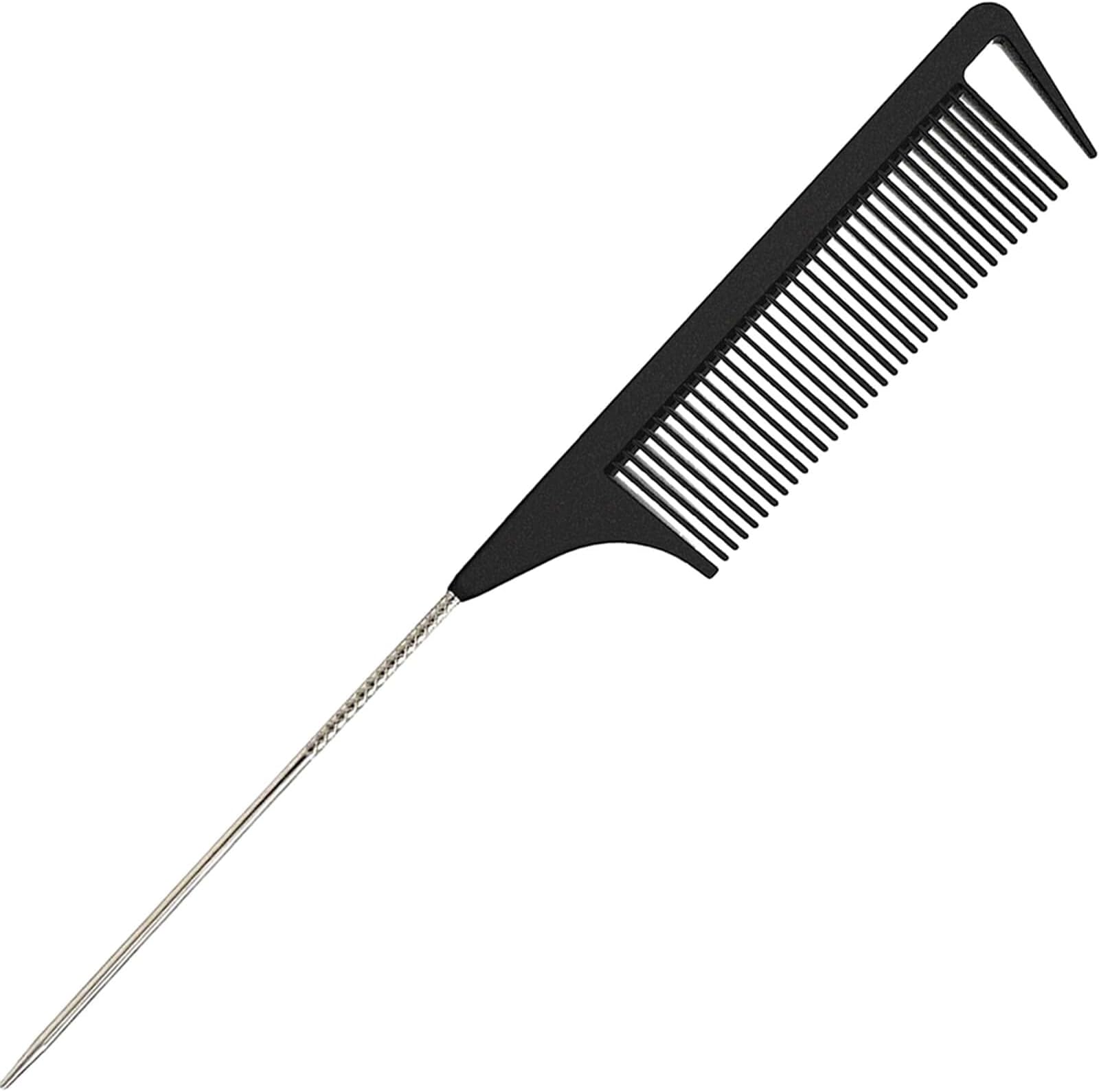 Amazon.com : Professional 8.8 Inch Tail Comb - Black Carbon Fiber And ...
