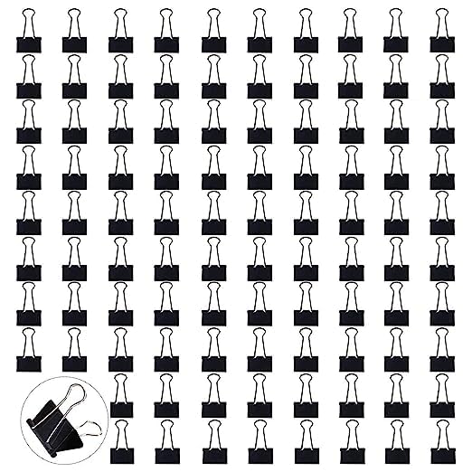 Mini Small Binder Clips, 240 PCS, 5/8-Inch Width, 1/4-Inch Paper ...