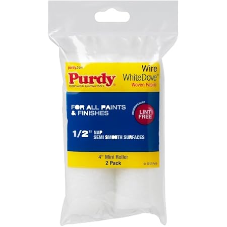 Amazon.com: Purdy 140743014 4 inch Wire Mini Roller System White Dove ...
