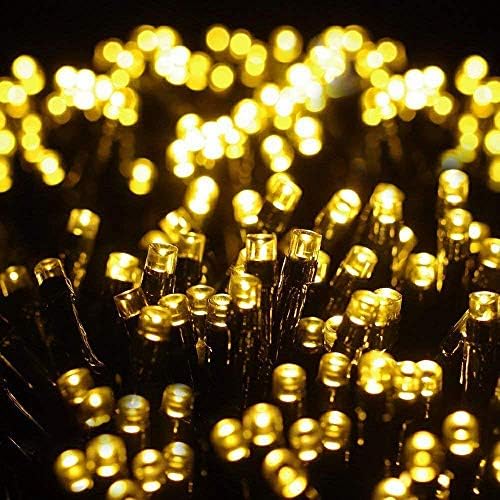 Quntis 50M 2000 LED Cluster Christmas Lights - Dark Green Wire Cluster ...