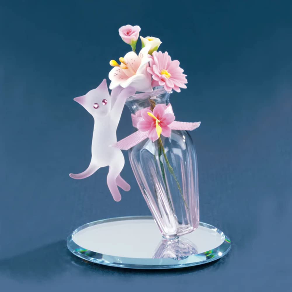 Amazon.com: Glass Baron Cat & Vase Figurine : Glass Baron: Home & Kitchen