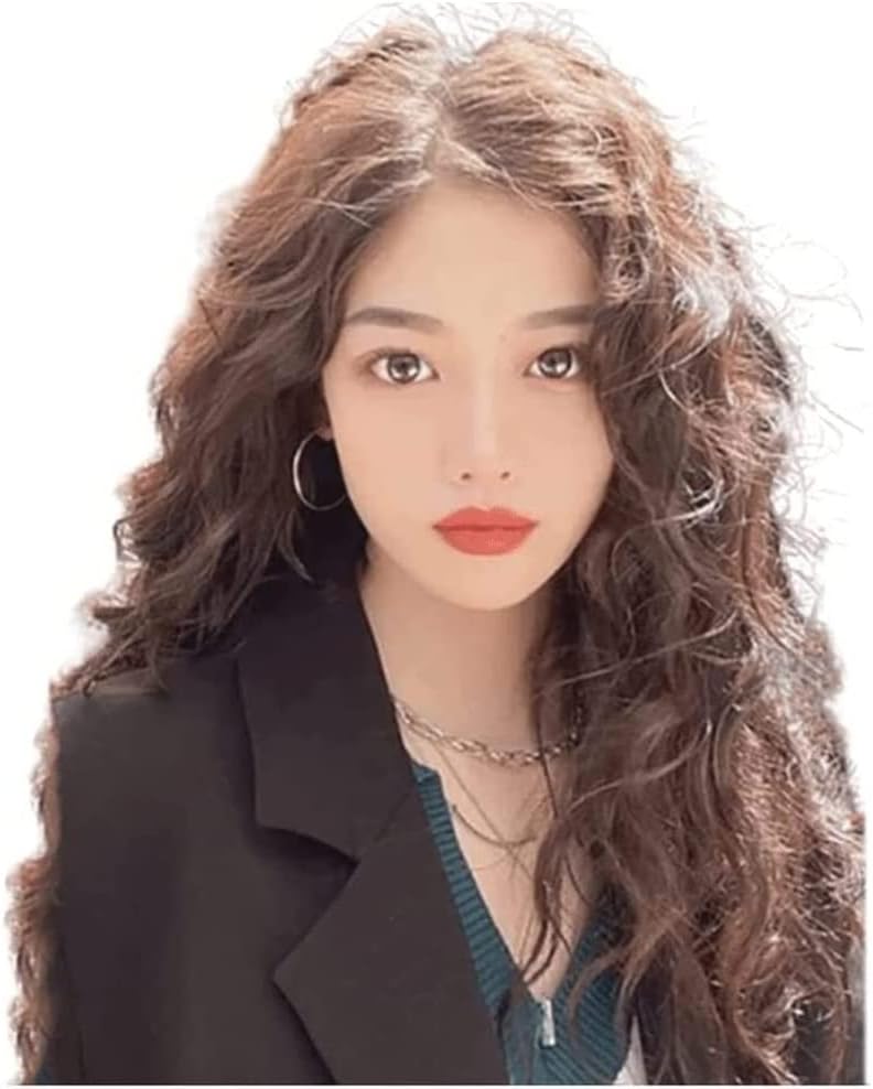 Amazon.com: JYARZ Wigs Natural Looking Fashion Wigs Puffy Big Wave Wig ...