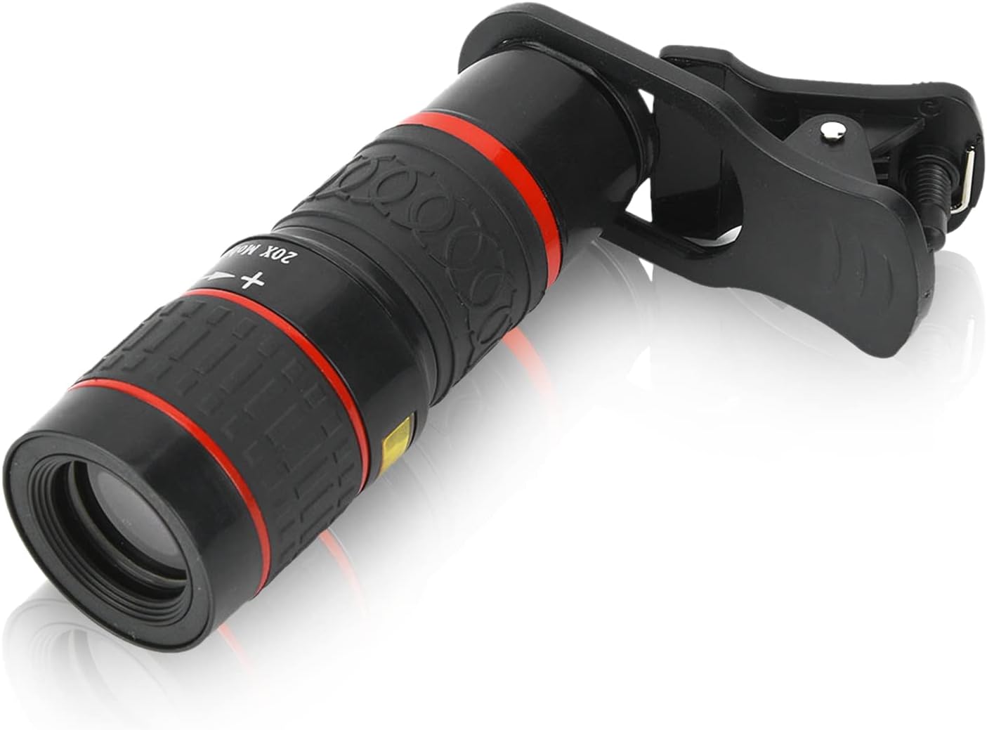 Phone Camera Lens, 20X Long Focus Zoom Telephoto Lens with Phone Clip ...