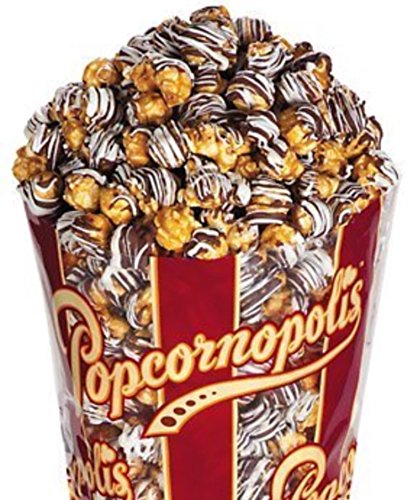 Amazon.com: Popcornopolis Zebra Chocolate & Caramel Covered Popcorn 20 oz. (2-Pack)