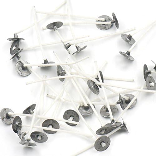 Amazon.com: Bluemoona 200 Pcs - 2" 50mm Candle Wicks Pretabbed ZINC ...