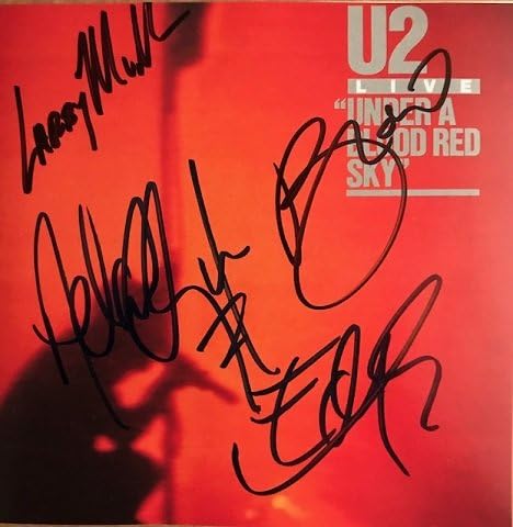 U2 Complete Band Autograph with Certificate of Authenticity at Amazon's ...