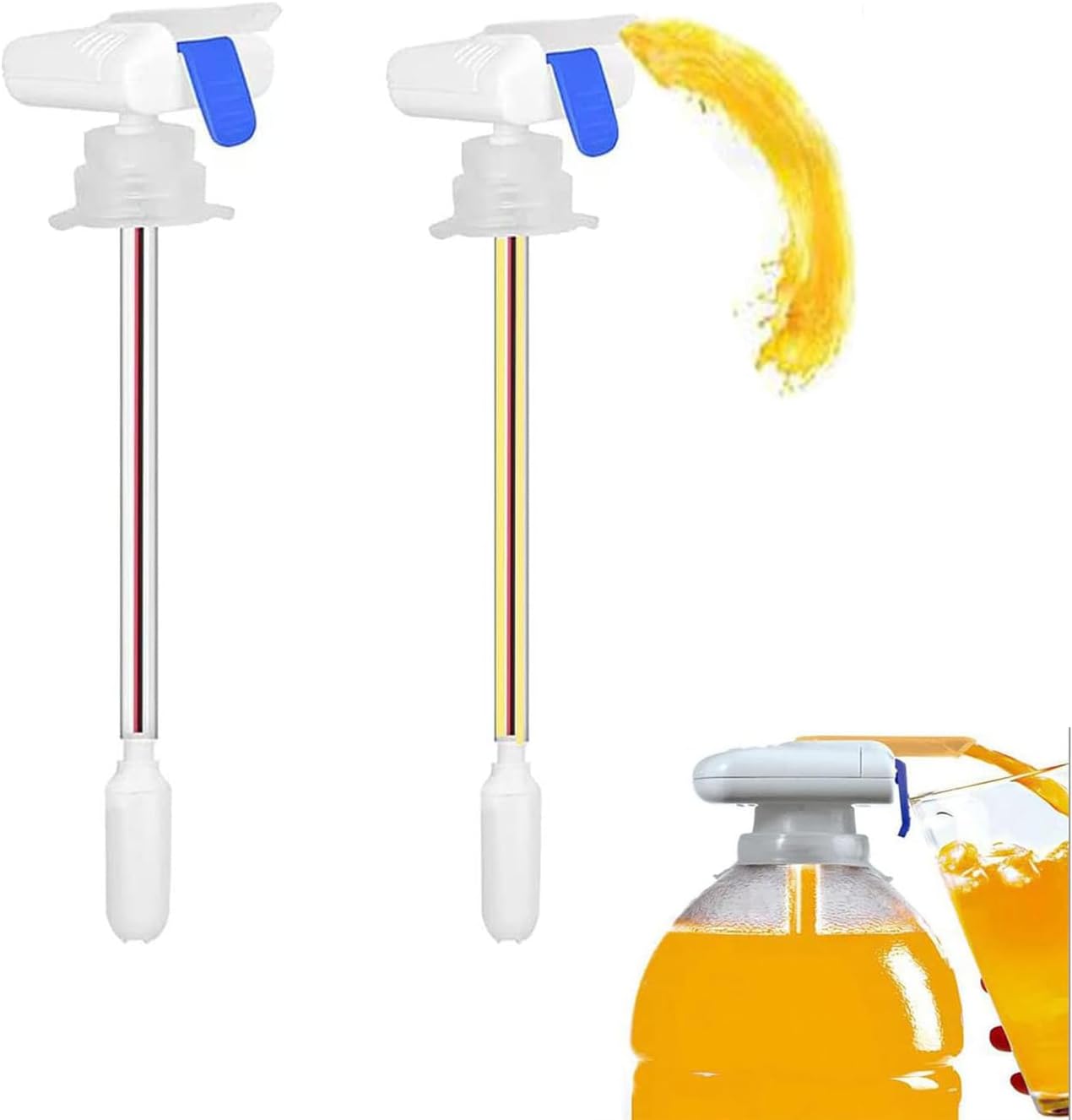 Amazon.com | 2 PCS Milk Dispenser,Automatic Drink Dispenser,Electric ...