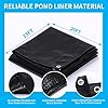Amazon.com : Coocure 15X20FT Reinforced PE Pond Liner, 28Mil Thickness ...