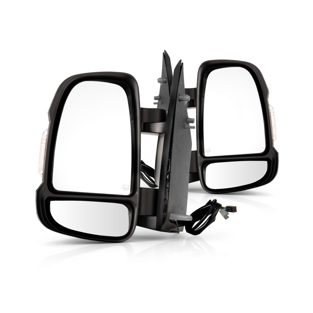 Replacement Door Mirror For ProMaster Right Passenger Side Power Door ...