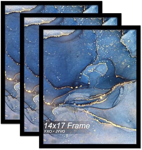 Amazon.com - Fxojyvo 14x17 Picture Frame Set of 3, Black Frame for 14 x ...
