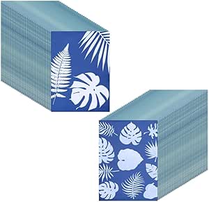 Aribrnten 120Sheets Sun Print Paper Kit Cyanotype Paper Solar Drawing ...