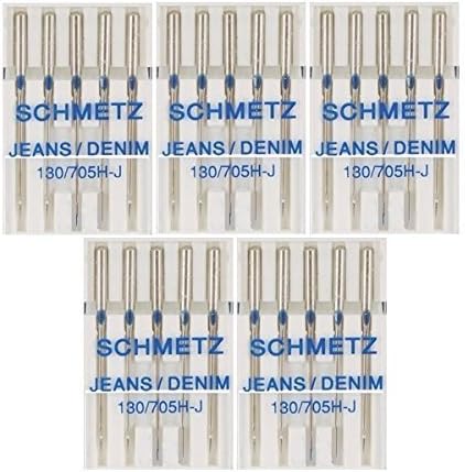 Amazon.com: Jean & Denim Machine Needles-Size 18/110 5/Pkg