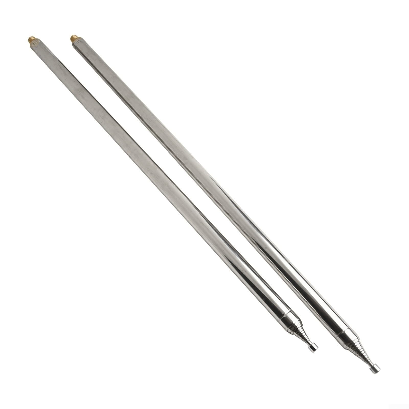 Amazon.com: 2PCS 5.6M 201 Stainless Steel Whip Antenna Pull Rod for HF ...