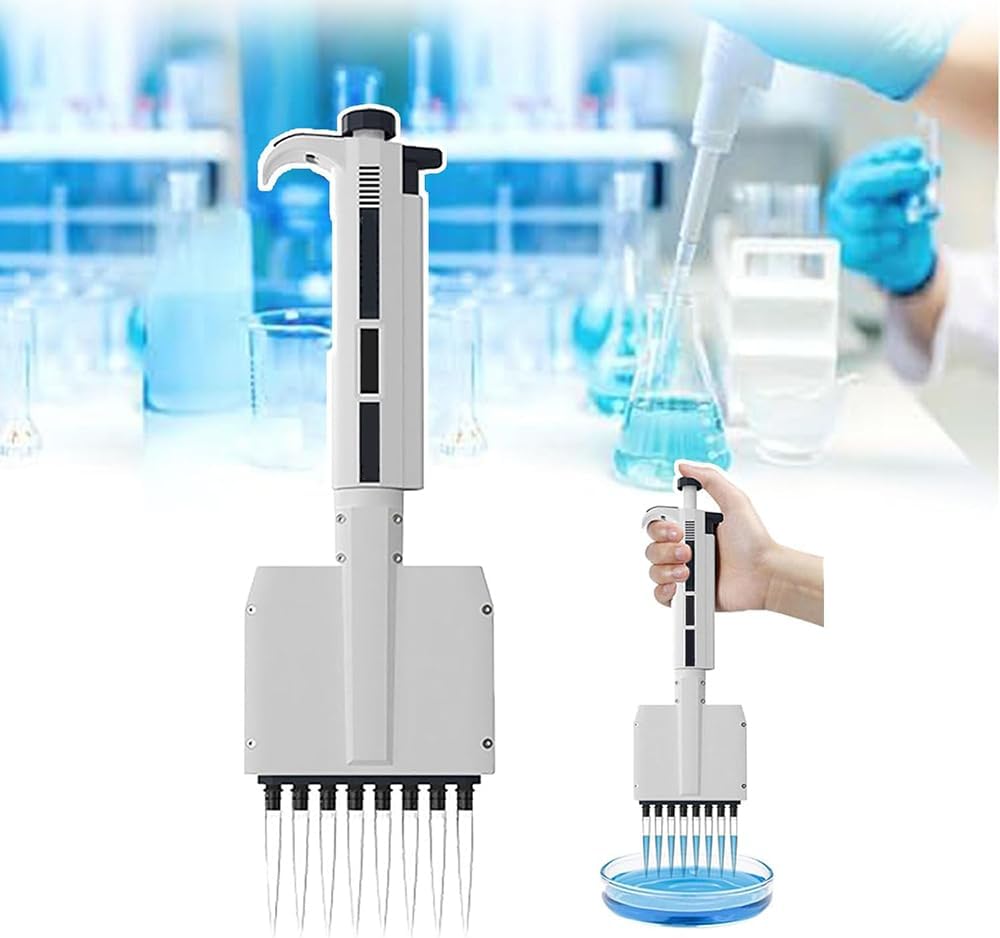 Amazon.com: Multi Channel Pipette, 8 Channel Laboratory Micropipette ...