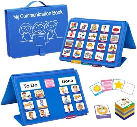 Amazon.com: BOHEMIABY PECS Communication Book for Autism & Nonverbal ...