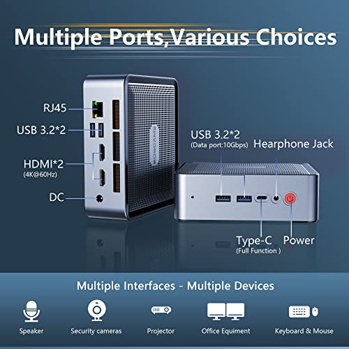 Snapklik.com : BOSGAME 8K 60Hz Mini PC Thunderbolt 4, 11th Gen Intel i5 ...