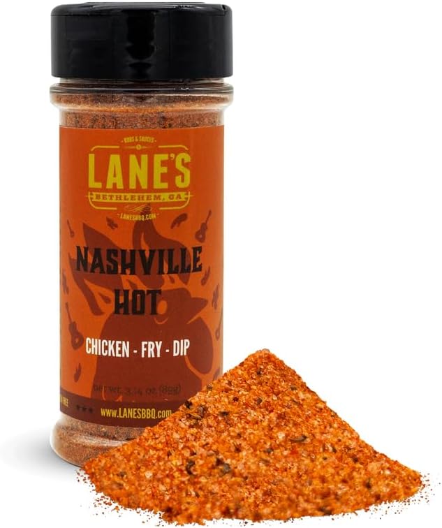 Amazon.com : Lane's Nashville Hot Chicken Wing Seasoning, All-Natural ...