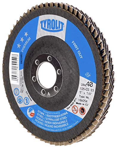 TYROLIT STANDARD 2-in-1 Flap Disc for Stainless Steel for Angle ...