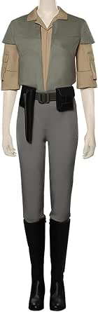 Amazon.com: Banbas Leia Organa Solo Cosplay Costume Full Set Dress ...