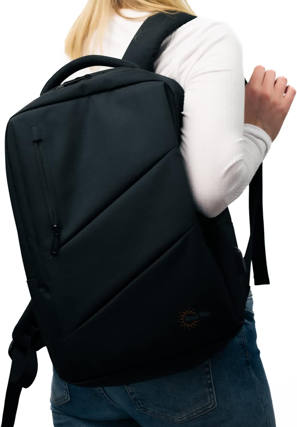 Rucksack Damen Herren Mit USB-Ladeanschluss, Schulrucksack Mit ...
