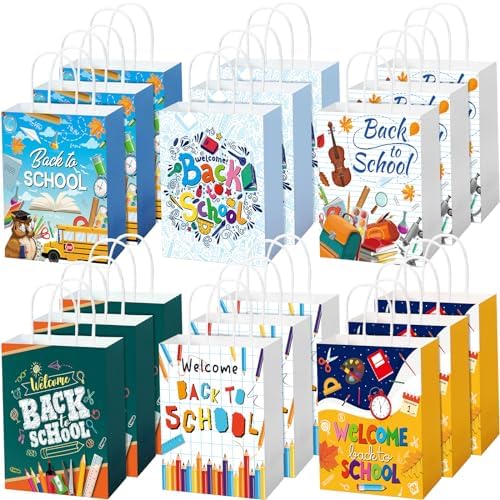Amazon.com: Motiskyy 30 Pcs Back to School Gift Bags with Handle First ...