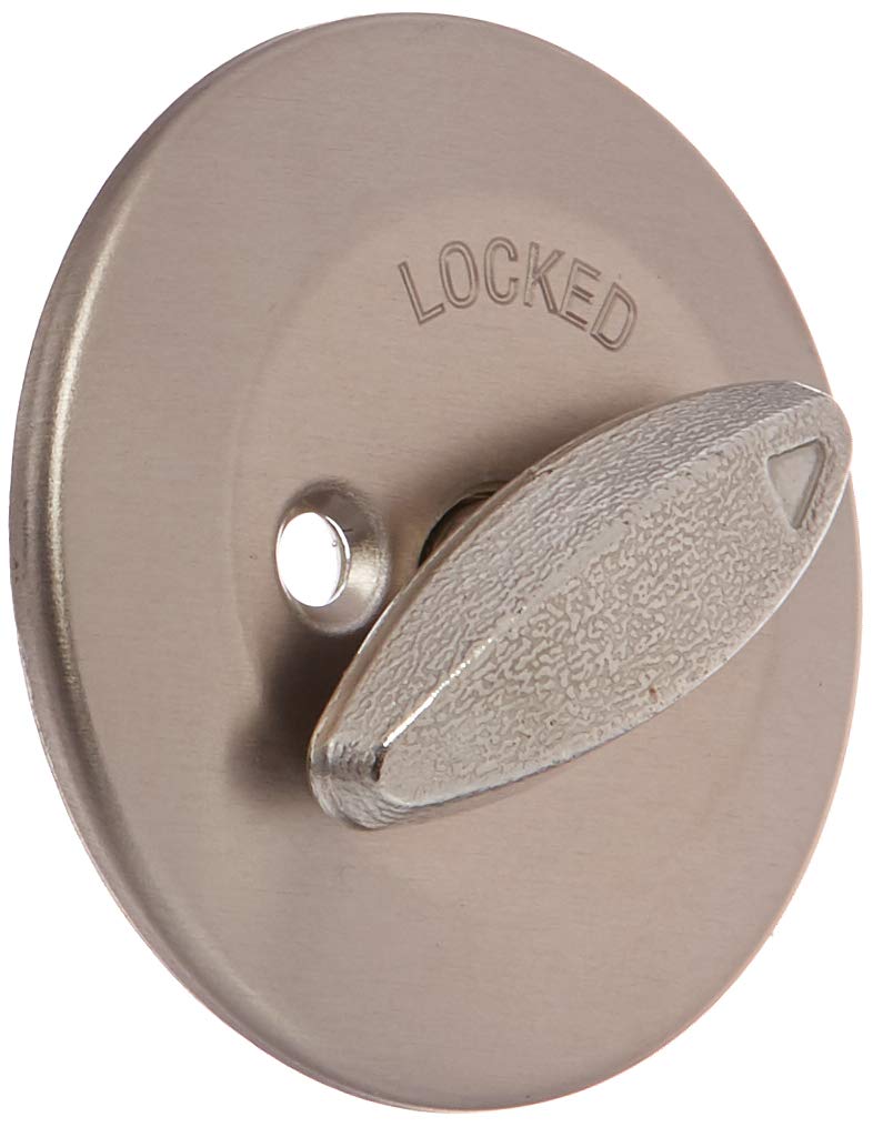 Kwikset 667-15V1 One Sided Turn Deadbolt with New Chassis with Blank ...