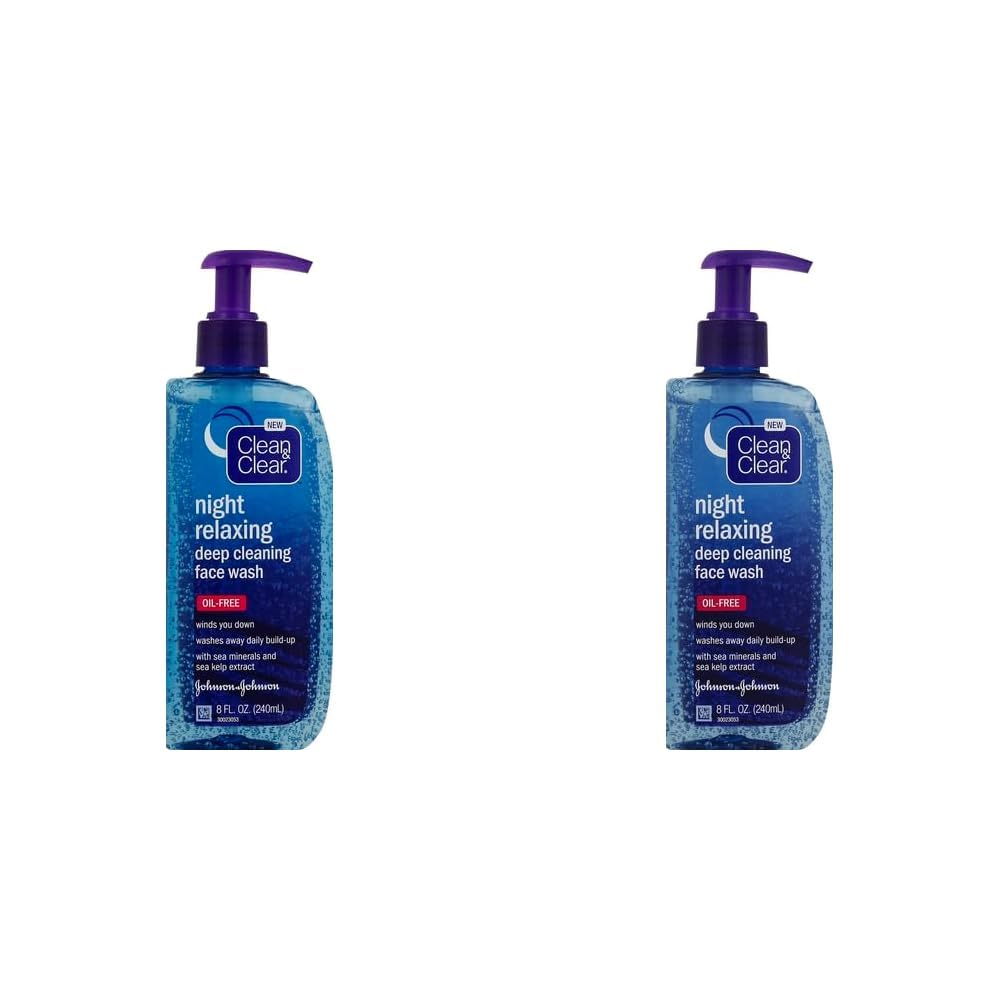 Amazon.com: Clean & Clear Night Relaxing Oil-Free Deep Cleaning Face ...