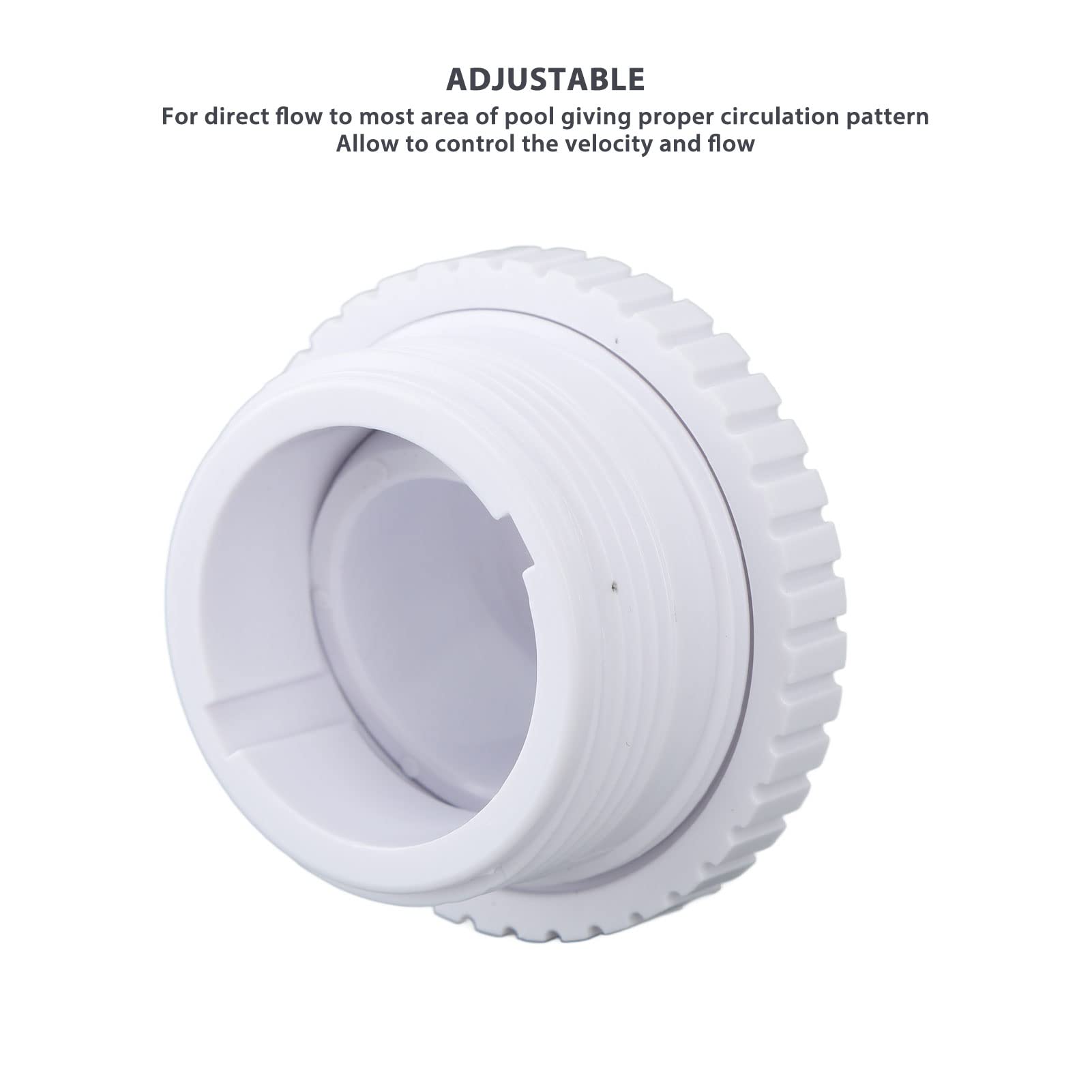 VGEBY 3pcs Pool Jet Nozzles, PVC Adjustable Water Directional Jet ...