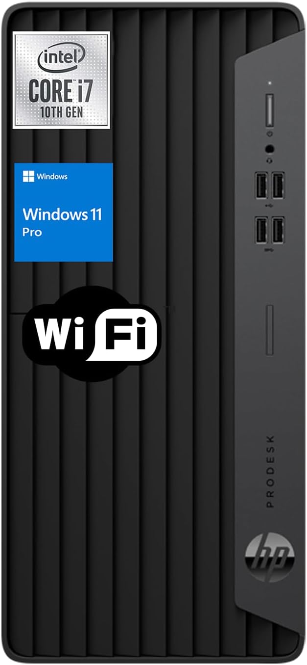 Amazon.com: HP ProDesk 400 G7 Business Microtower Desktop, Intel Core ...
