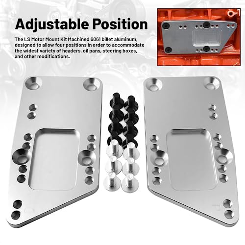 Snapklik.com : Motor Mount Adapter Plate SBC Vehicle To LS Engine ...