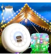 Camping String Lights Outdoor for Camping Essentials, 5 in 1 LED Camp ...