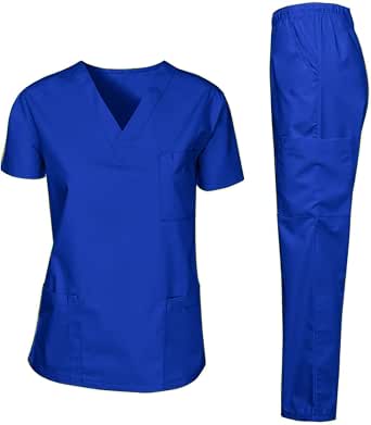 Uniforme Pijama Quirúrgica, Pantalón Cargo Y Filipina Antifluidos, Tela ...