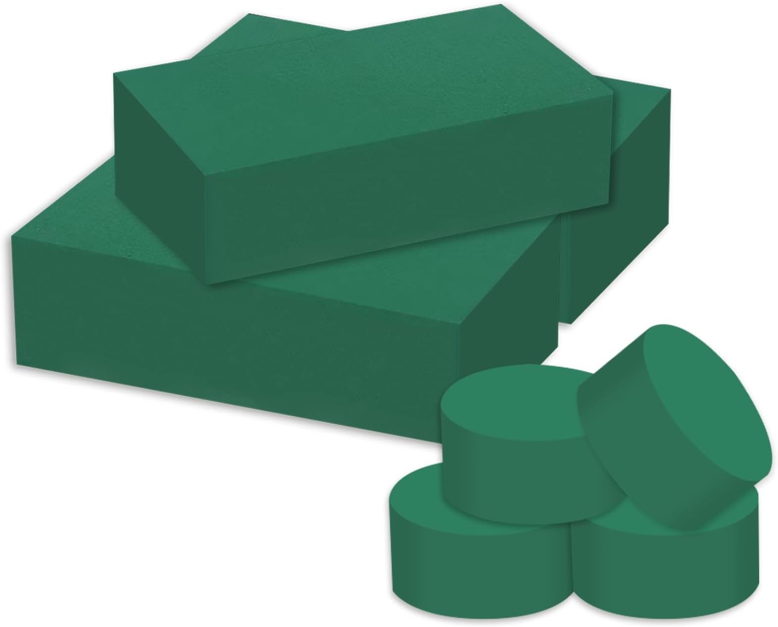 DBOO 4 Pcs Wet Floral Foam Bricks Wet Foam Fresh Wet Brick Sponge Block ...