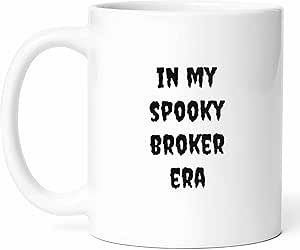 Amazon.com | In My Spooky Broker Era Mug - Financial Humor Coffee Cup ...