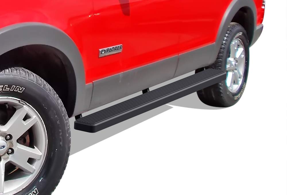 Buy APS iBoard Third Generation 5-Inch Black Aluminum Running Boards ...