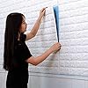 3D Brick Wallpaper, Self Adhesive Brick Effect Wall Panels, Peel and ...