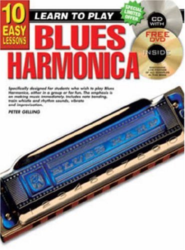 Learn to Play Blues Harmonica: Blues Harmonica Bk/CD (10 Easy Lessons ...