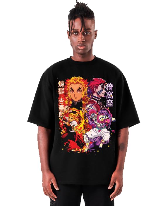 Buy STYLECAT Forever Demon Slayer tag Team - Printed Cotton Round Neck ...