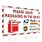 Amazon.com: ALKB Delivery Sign for Outdoor Use - Please Deliver All Packages to Front Door with ...