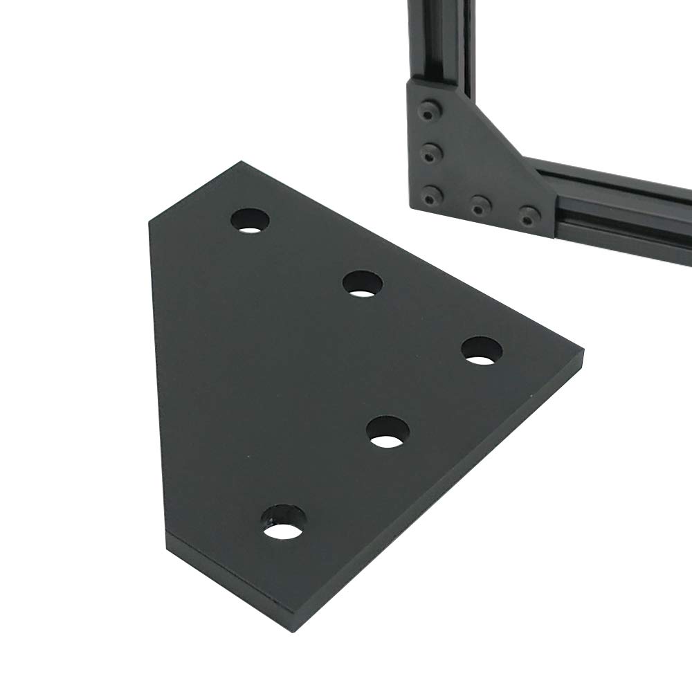 Buy 10PCS/Set Surface Anodic Oxidation Black L Shape Corner Bracket ...