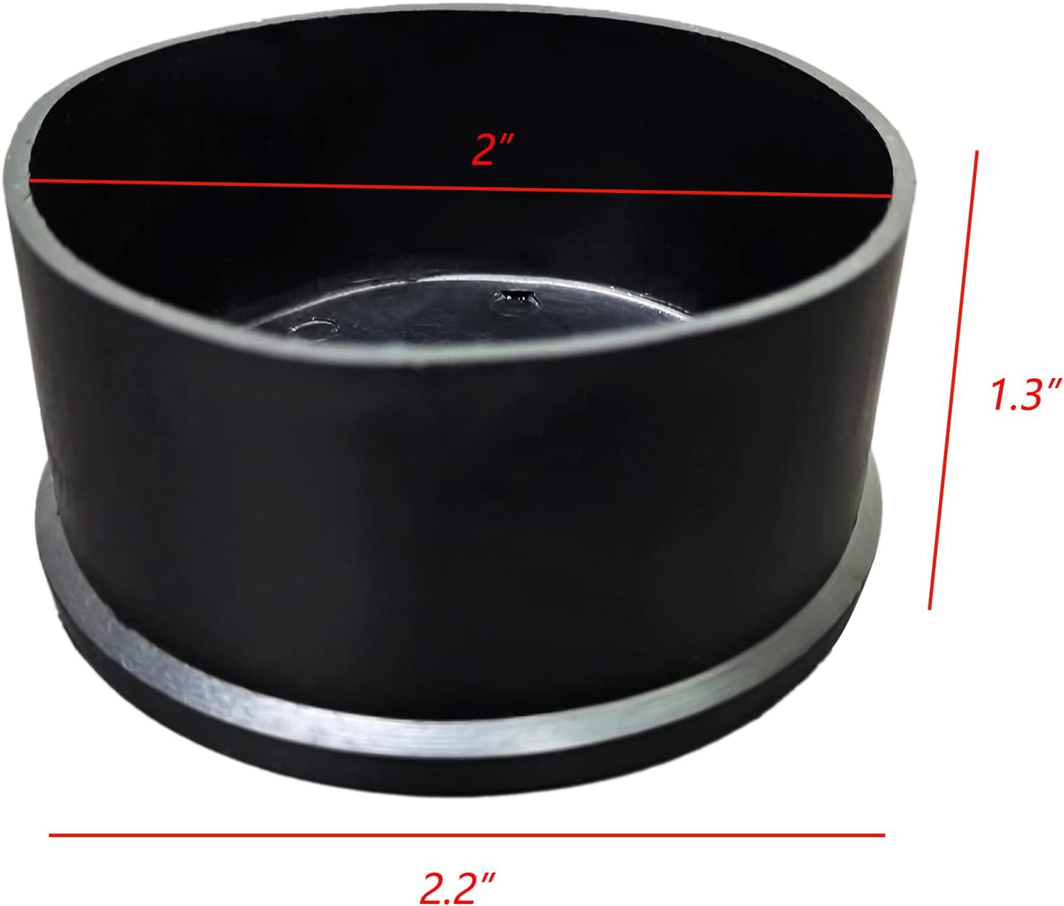 FixtureDisplays Tapones para patas de silla de PVC de 2 pulgadas para ...