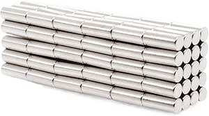 HEARSO 20~500PCS 4x10 mm Strong Cylinder Rare Earth Magnet 4mm x 10mm ...