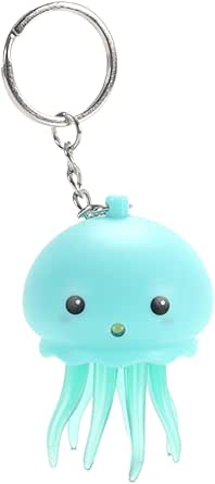 appuivbt Glow in the Dark Jellyfish Keychain Novelty Pendant Keyrings ...