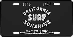 Amazon.com: License Plates California Surfer Vintage Print License ...