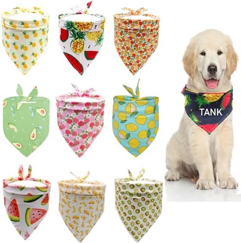 Bandana personnalisé pour chien brodé avec nom personnalisé - Écharpe ...